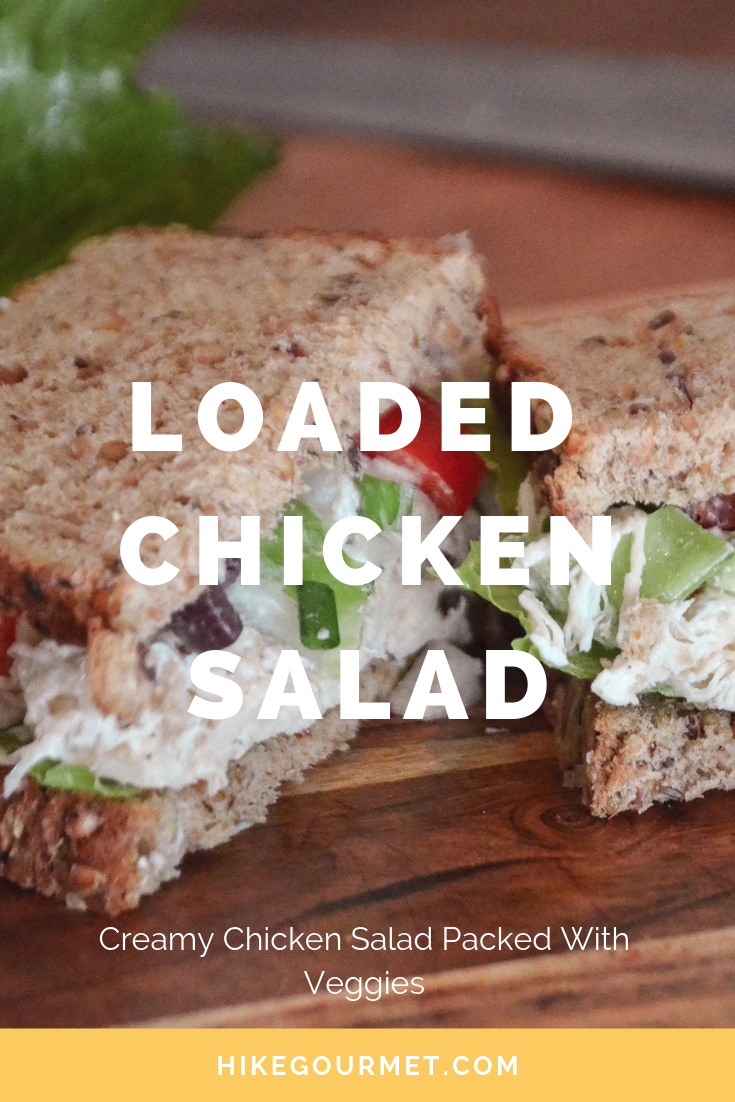 Loaded Veggie Chicken Salad | Colorado Sundays